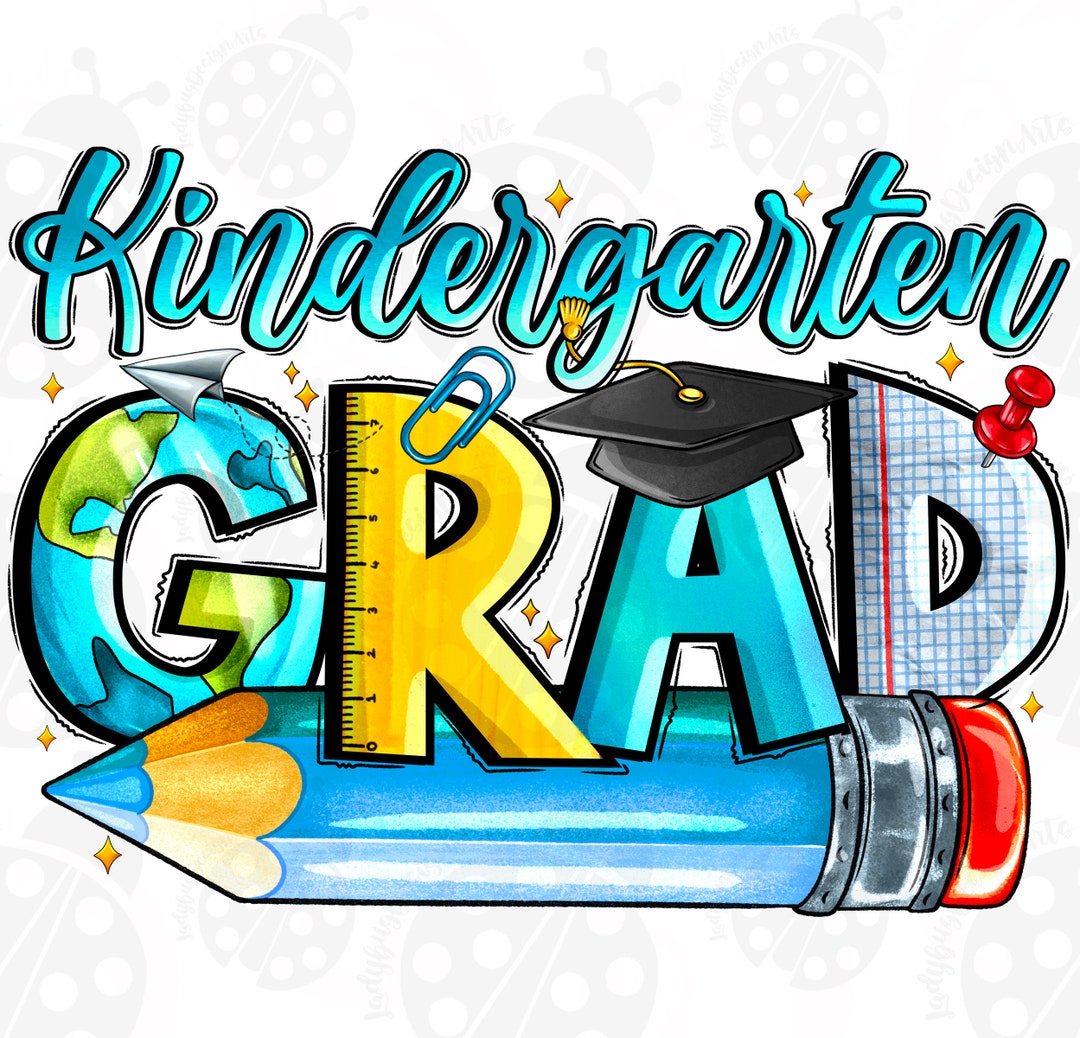Kindergarten Grad Png, Kinder Graduate 2024 Png, Kindergarten ...