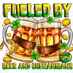 Fueled by Beer and Shenanigans PNG, Beer PNG, Barrel Png, Patrick's Day ...