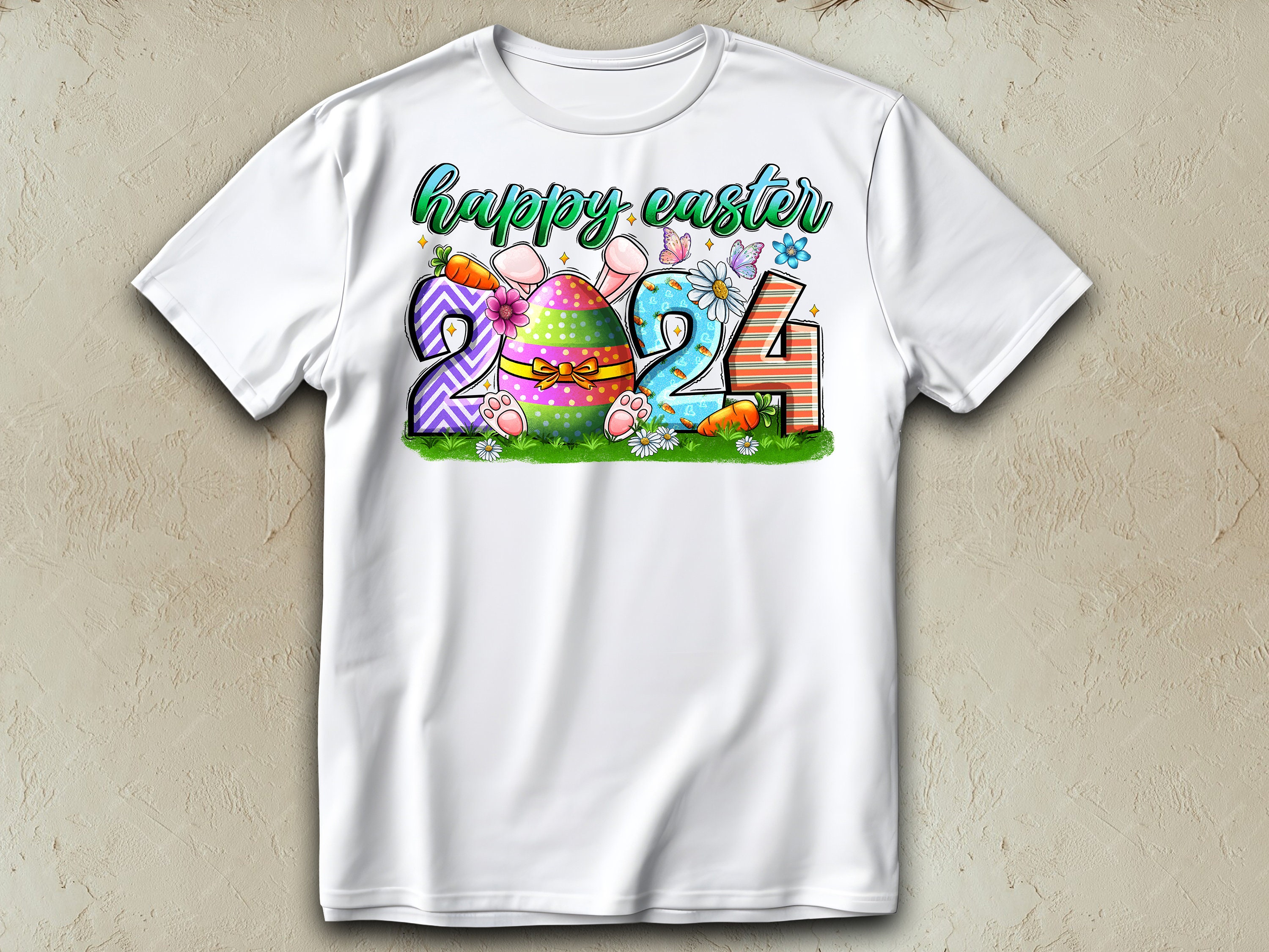 Happy Easter 2024 Png, Sublimation Design Download, Happy Easter Day ...