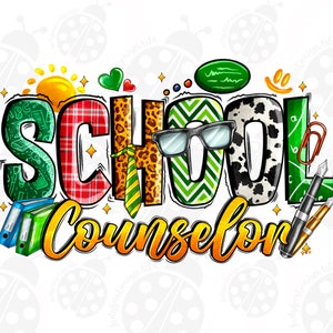 School Counselor Png, School Counselor Png,sublimation Design Download ...
