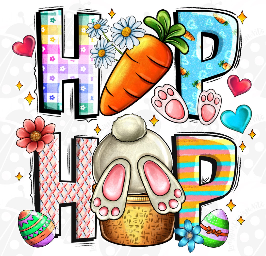 Hip Hop Happy Easter Png Sublimation Design Download, Happy Easter Day ...