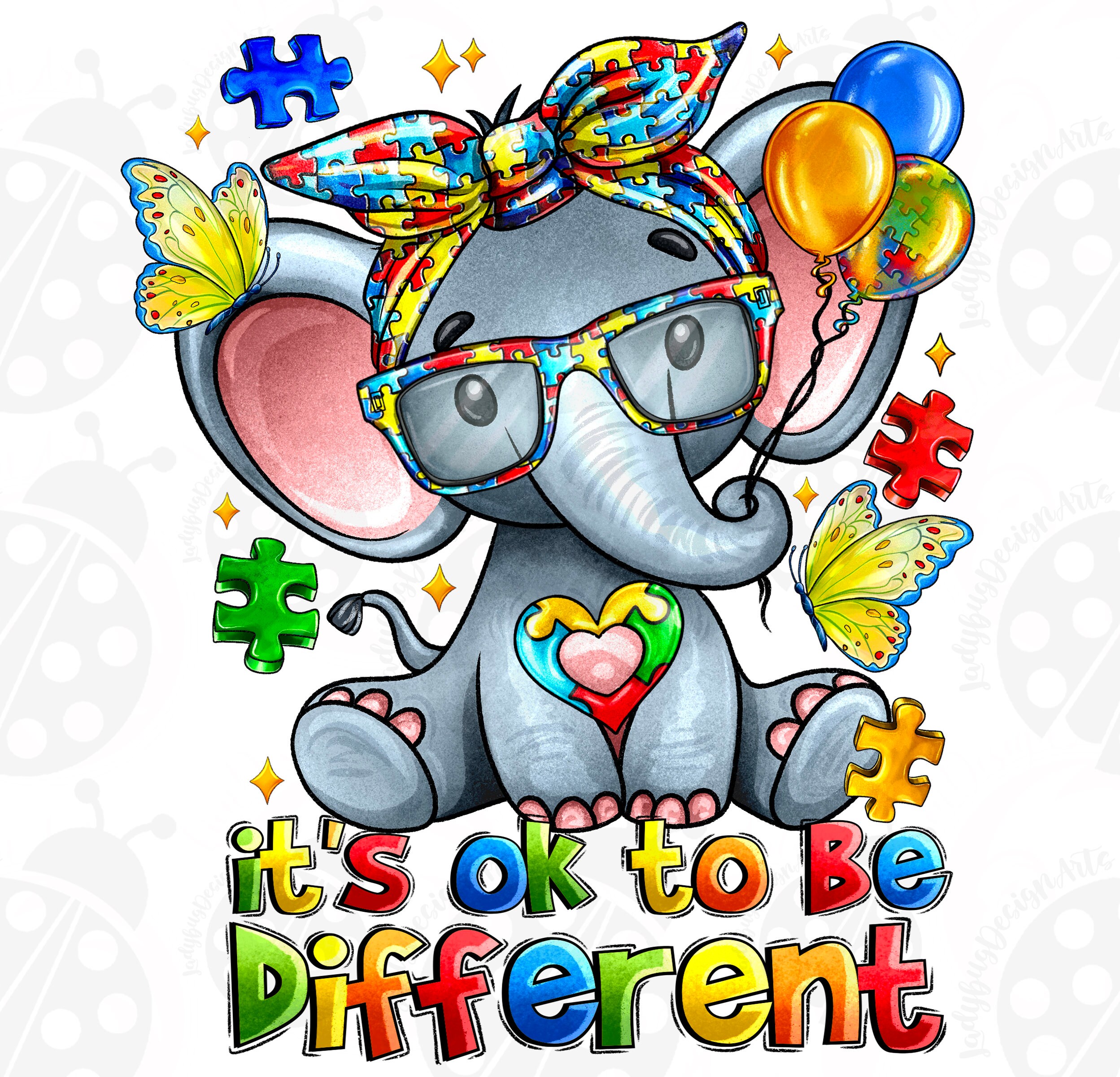 It's Ok to Be Different Png, Autism Awareness Png, Autism Puzzle ...