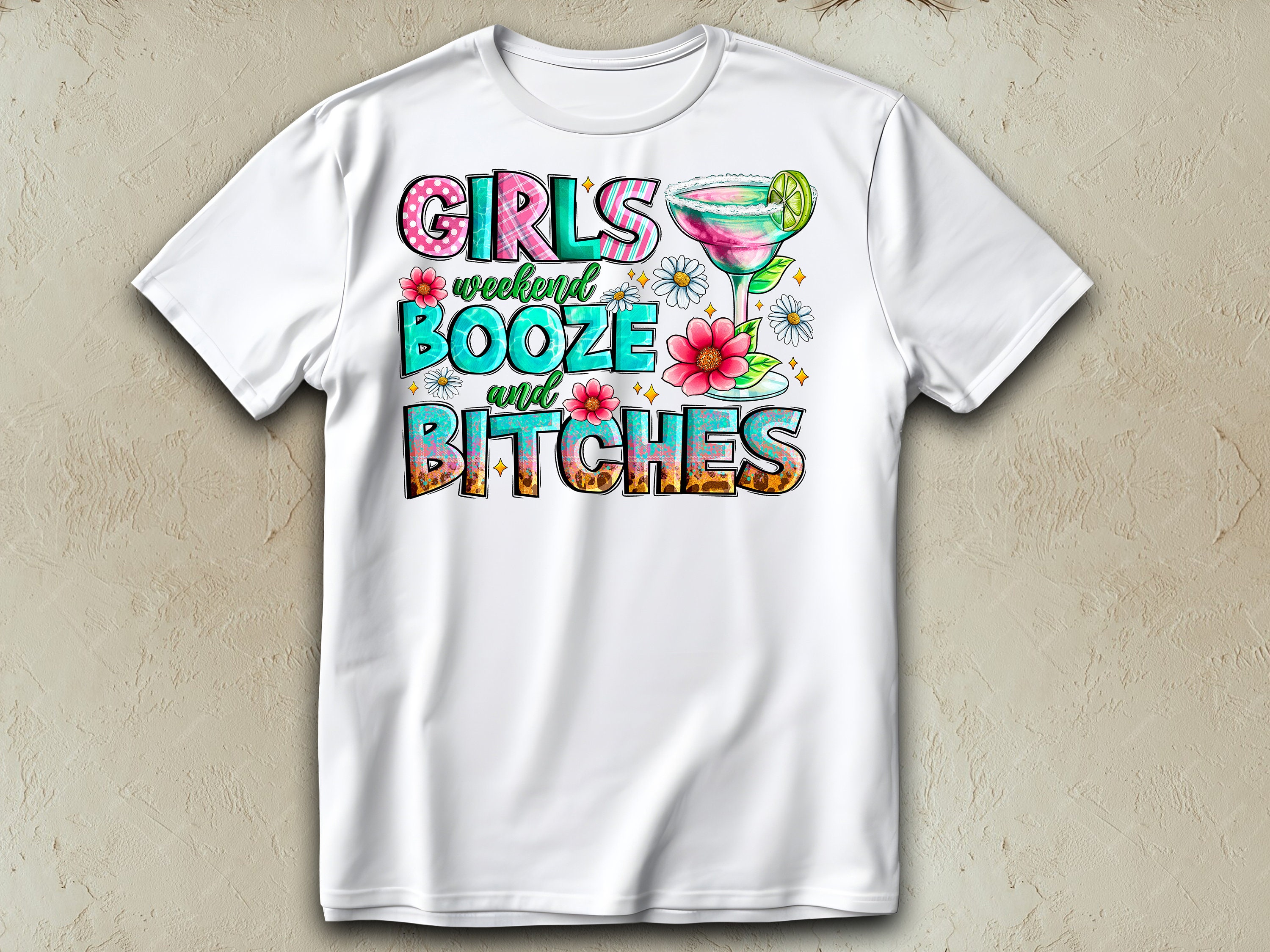 Girls Weekend Booze and Bitches Png,sublimation Design,summer Design ...