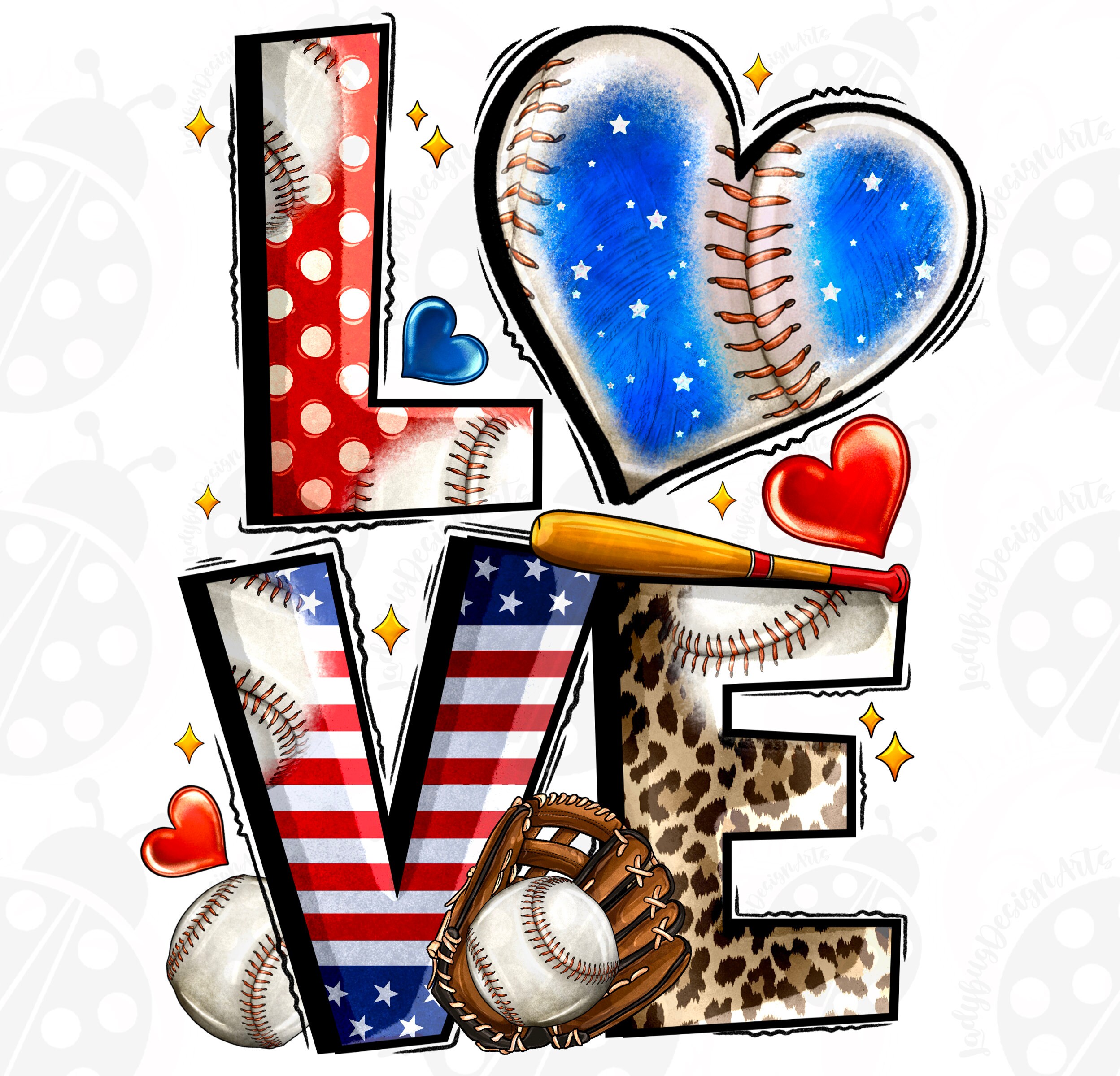Baseball Love Png Sublimation Design, Love Baseball Png, Love Sports ...