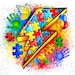 Autism Lightning Bolt Png, Sublimation Design Download, Autism ...