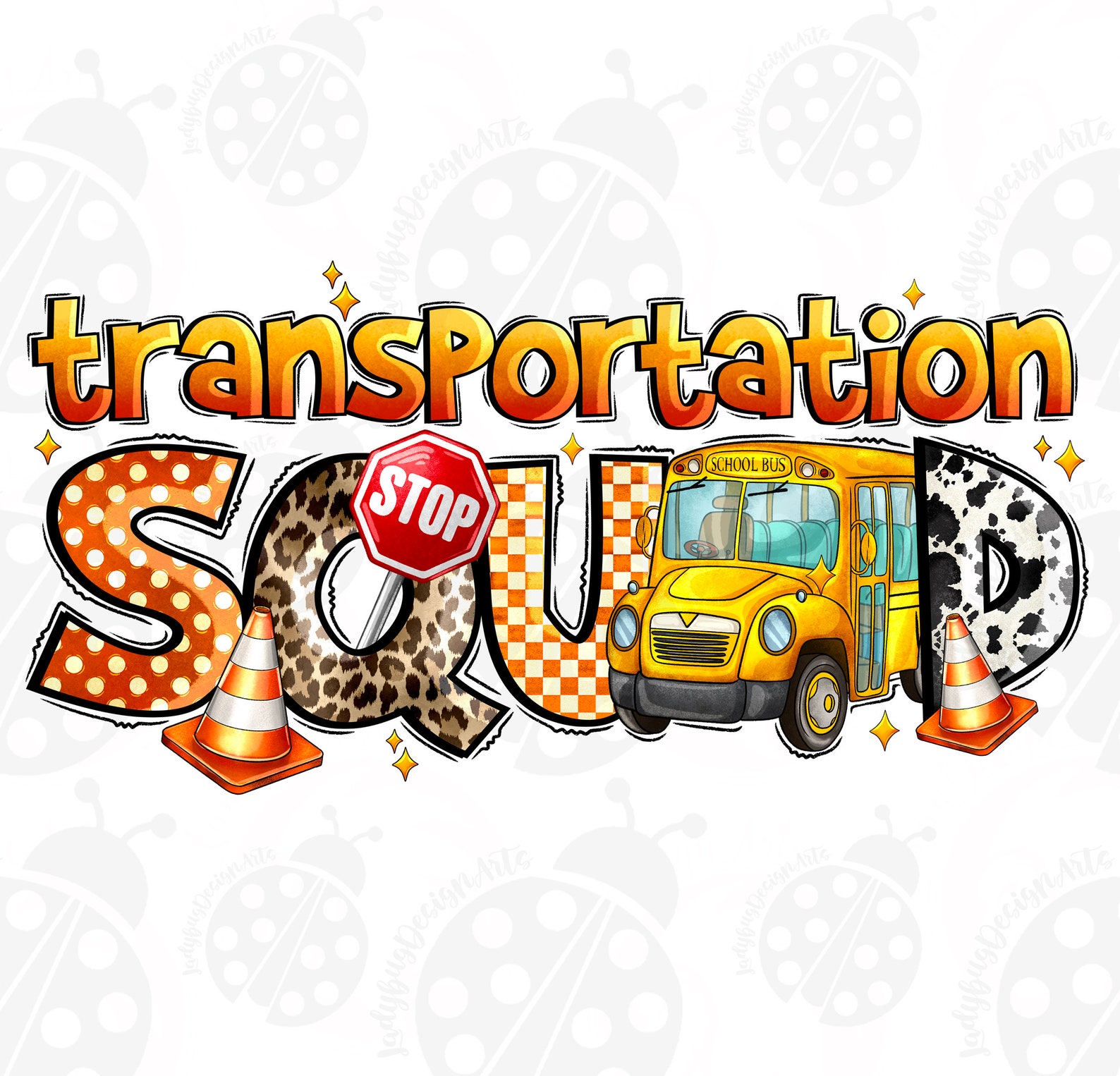 Transportation Squad School Bus Png Sublimation Design, Teacher Png ...