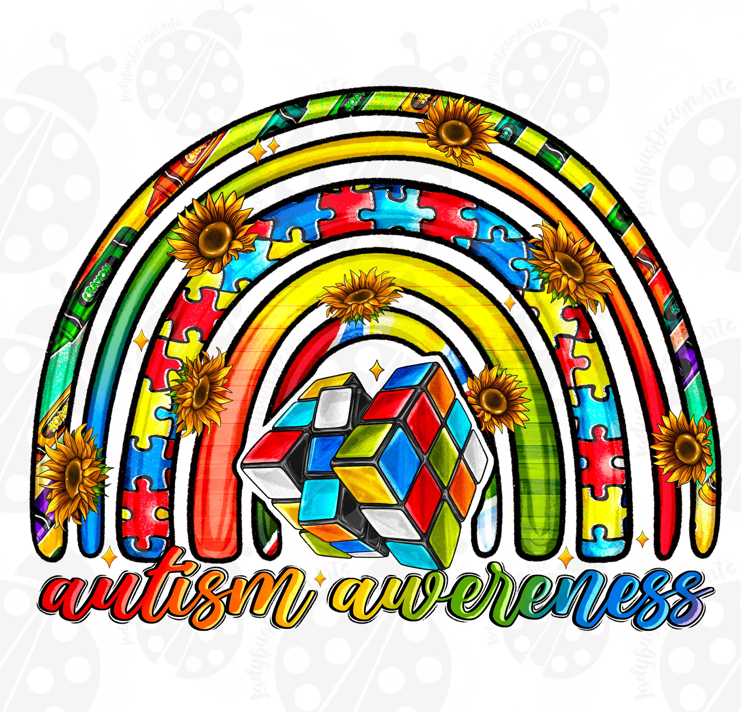 Autism Awareness Rainbow Png, Be Kind Clipart, Transparent PNG File for ...