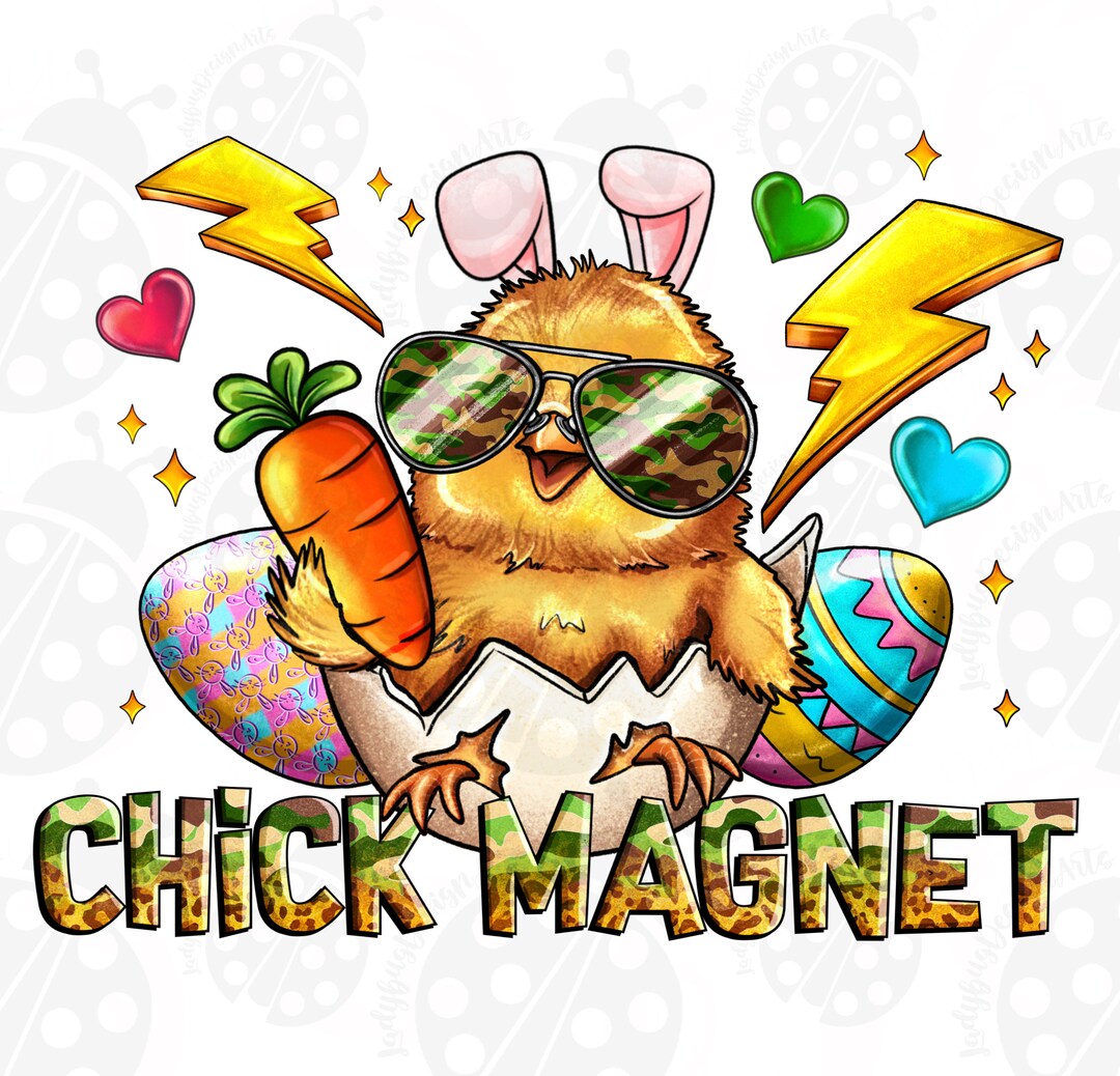 Chick Magnet Png, Sublimation Design Download, Easter Chick Png, Cute ...