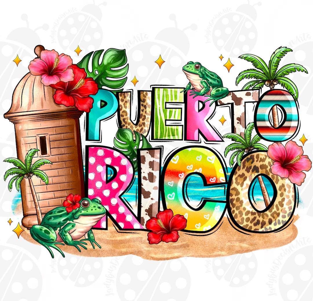 Puerto Rico Png Sublimation Design Download, Puerto Rico State Png, Puerto Rico Flag Png ...