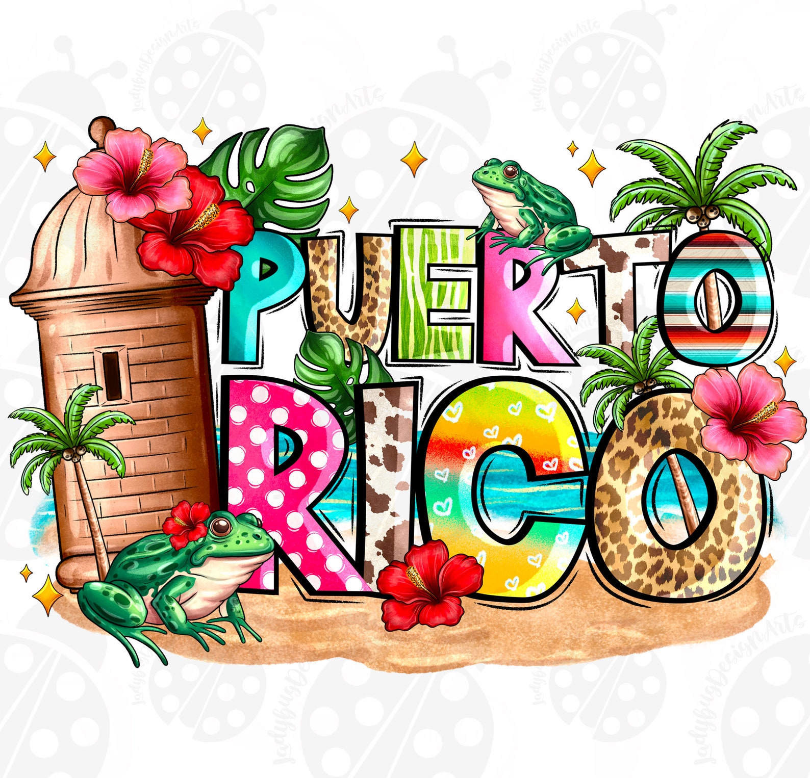 Puerto Rico Png Sublimation Design Download, Puerto Rico State Png ...