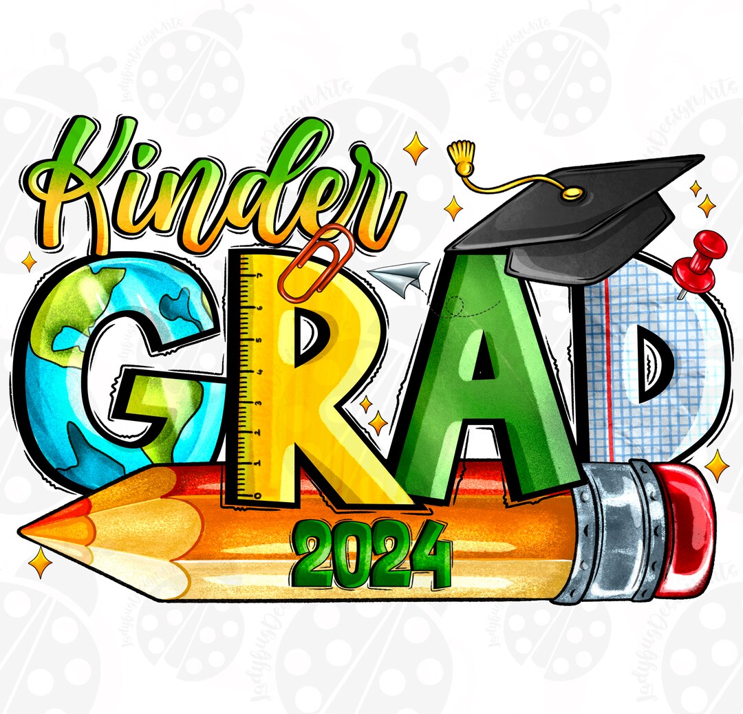 Kindergarten Grad 2024 Png, Kinder Graduate 2024 Png, Kindergarten ...