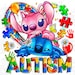 Autism Stitch With Lilo Png, Sublimation Design Download, Autism ...