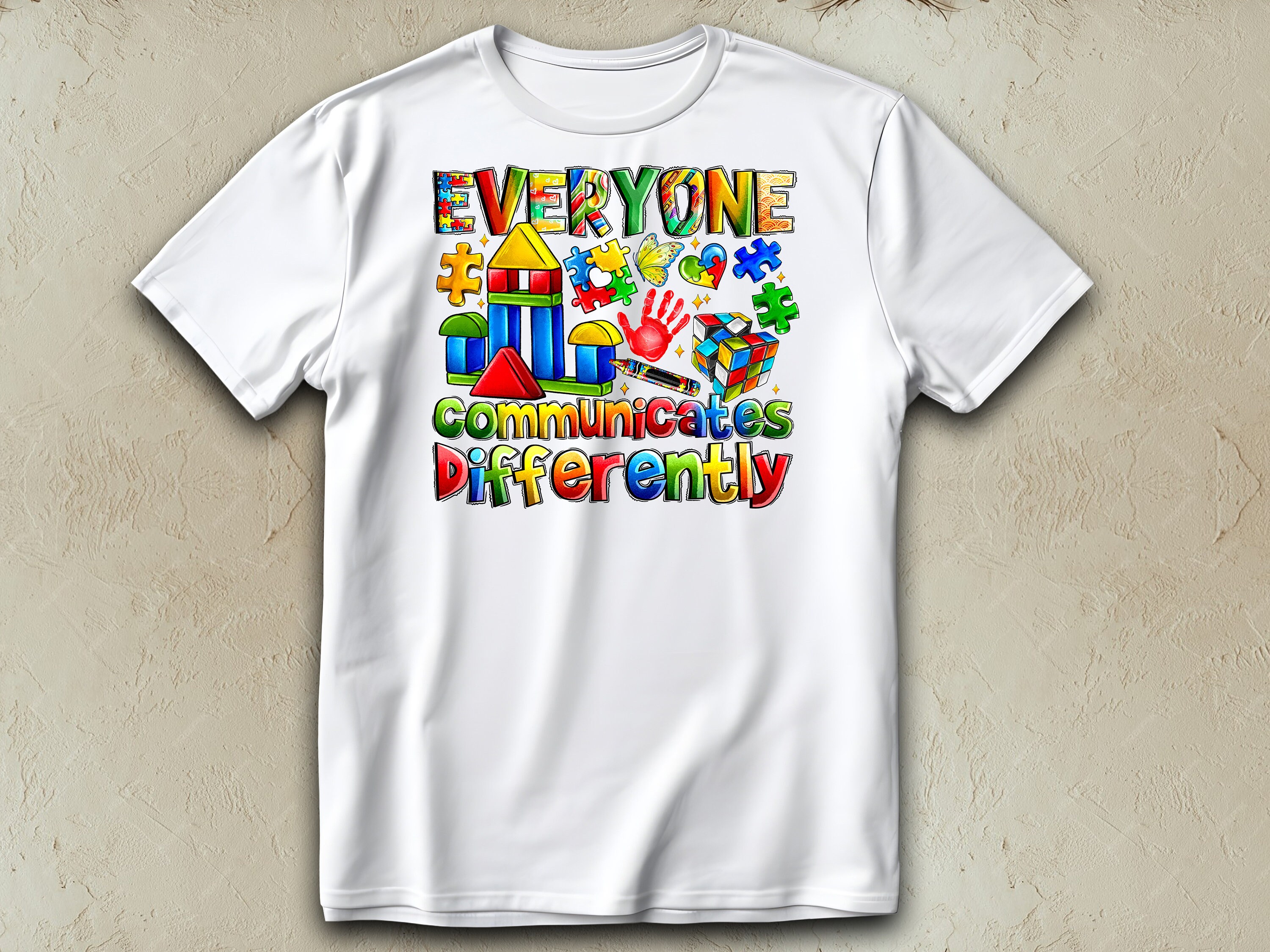 Everyone Communicates Differently Png Sublimation Design Download ...