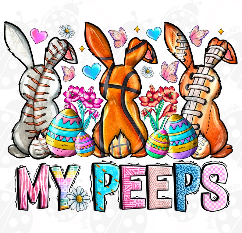 My Peeps Bunny Png, Sublimation Design,easter Day Png,peeps ,easter ...