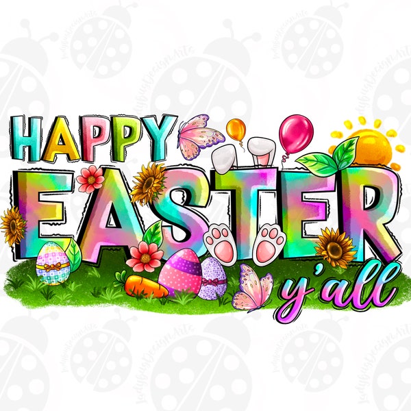 Happy Easter Print - Etsy