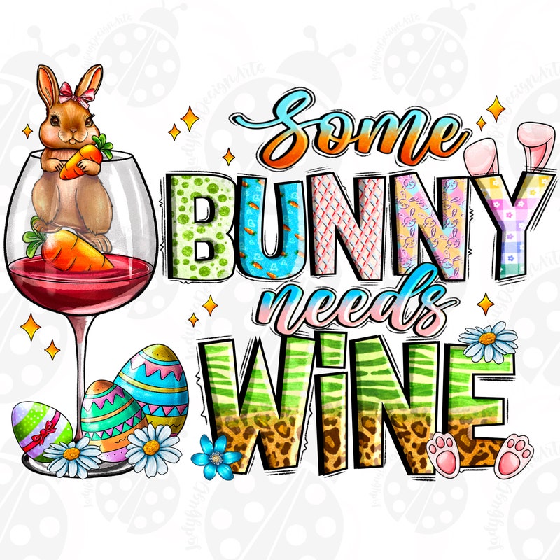 Easter Wine Glass - Etsy