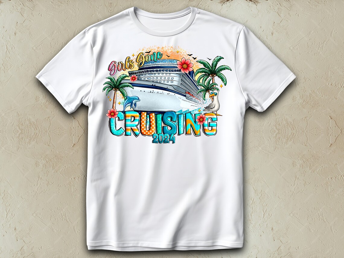 Girls Gone Cruising 2024 Png Sublimation Design, 2024 Family Trip ...
