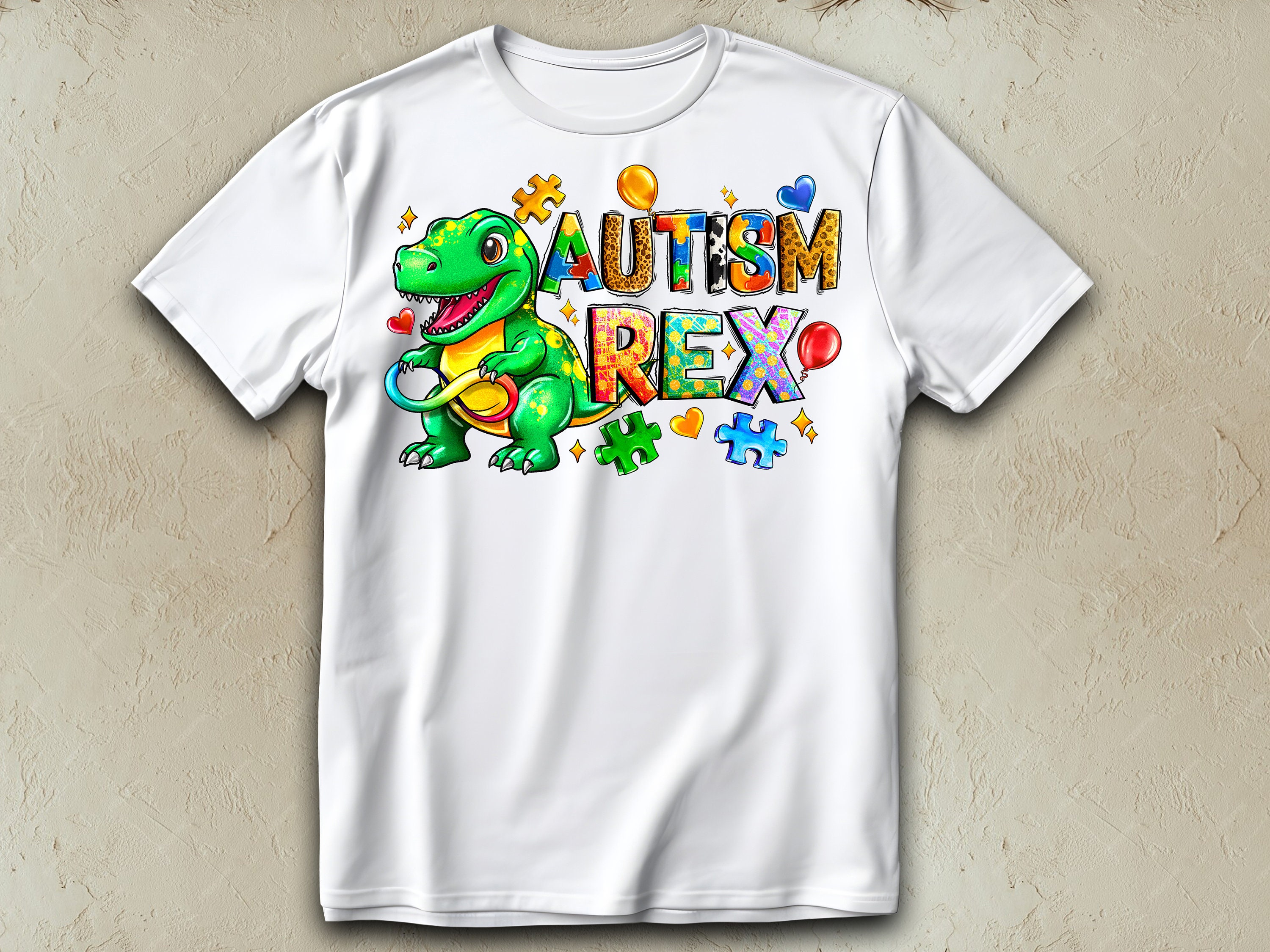 Autism Rex Png Sublimation Design Download, Autism Awareness Png ...