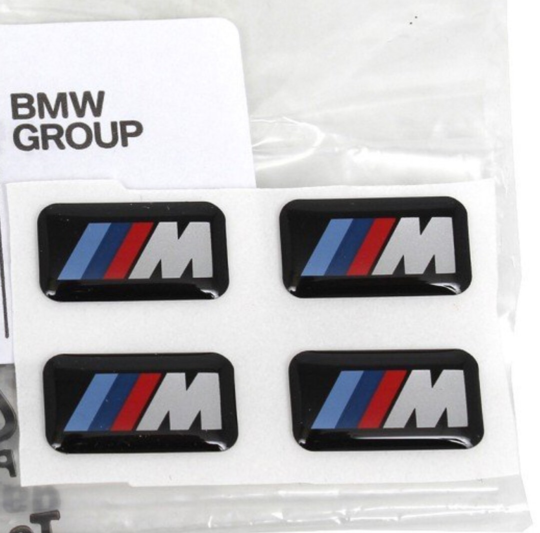 5x BMW M Wheel Sticker BMW Emblem M - Etsy