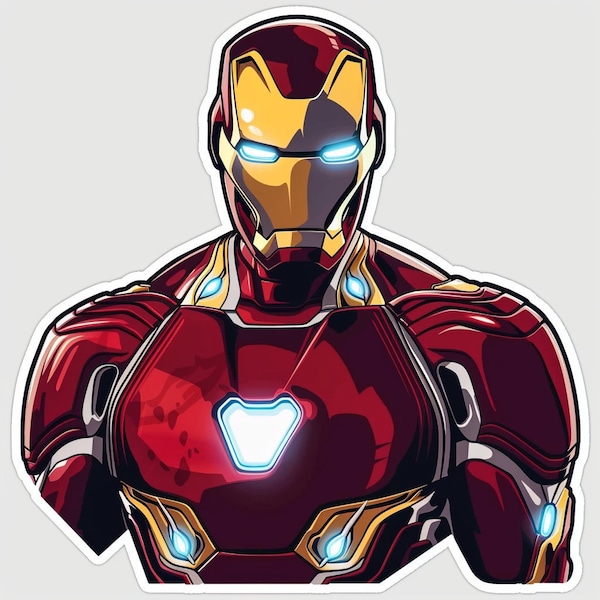 Ironman Stickers - Etsy