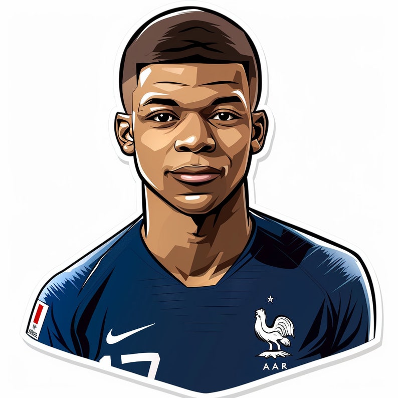 Kylian Mbappé Euro 2024 Digital Sticker Bundle | France - Printable ...