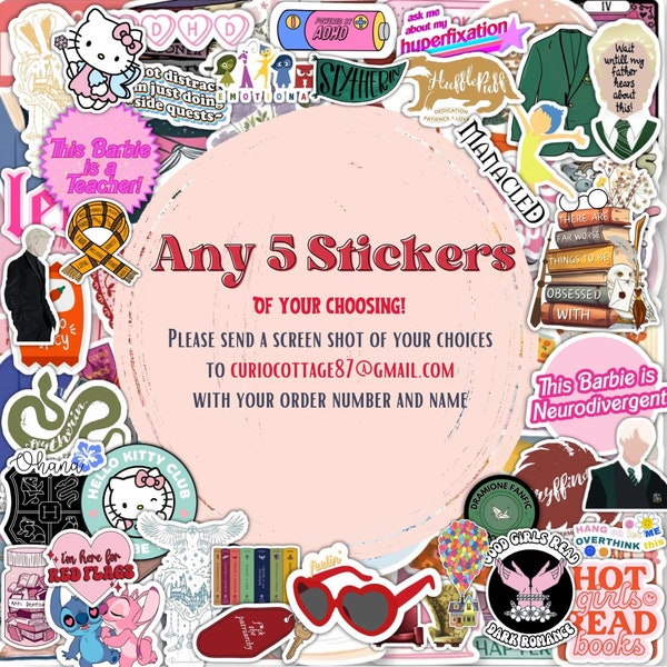 Kindle Stickers - Etsy