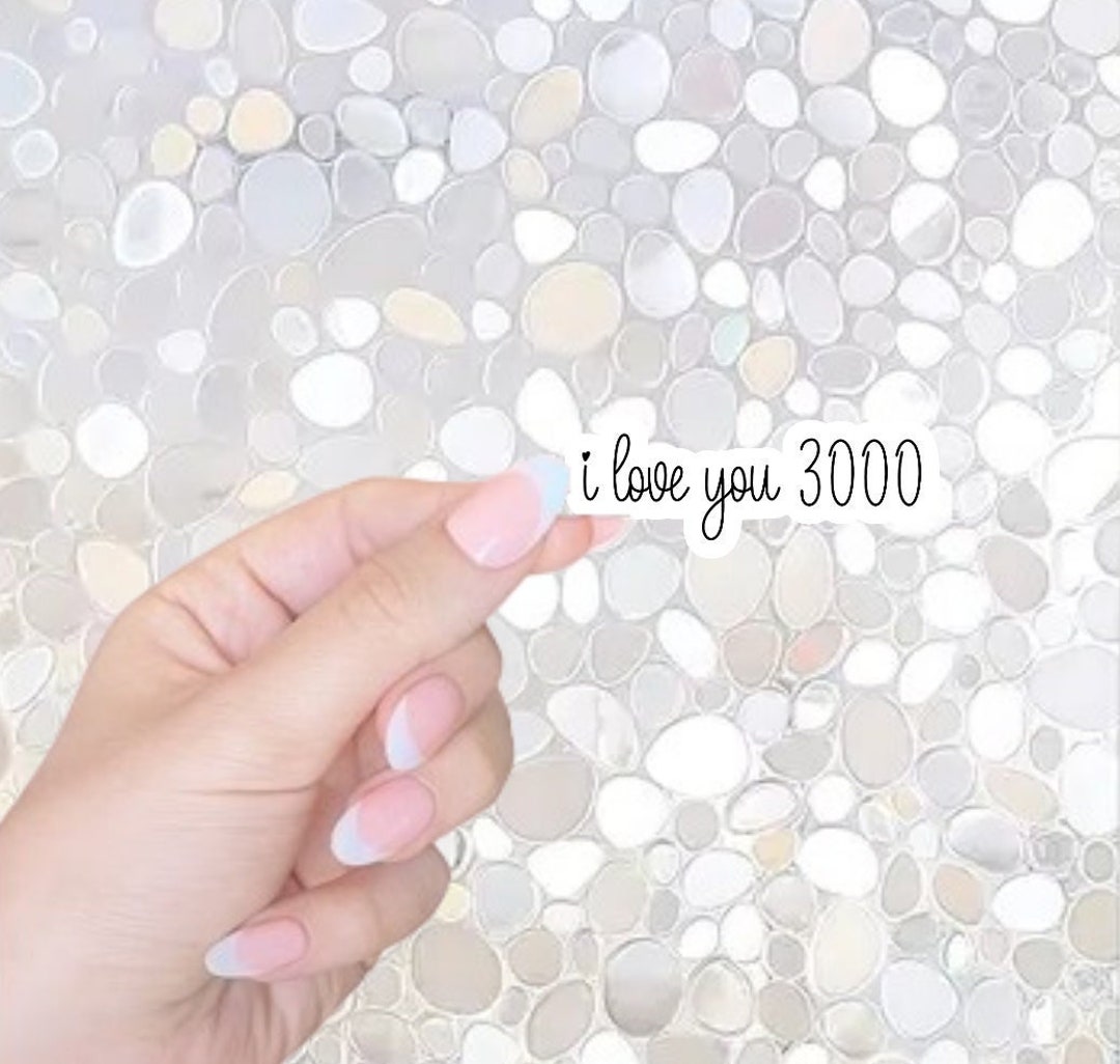 FREE SHIPPING I Love You 3000, Tony Stark Sticker, Avengers Sticker for ...