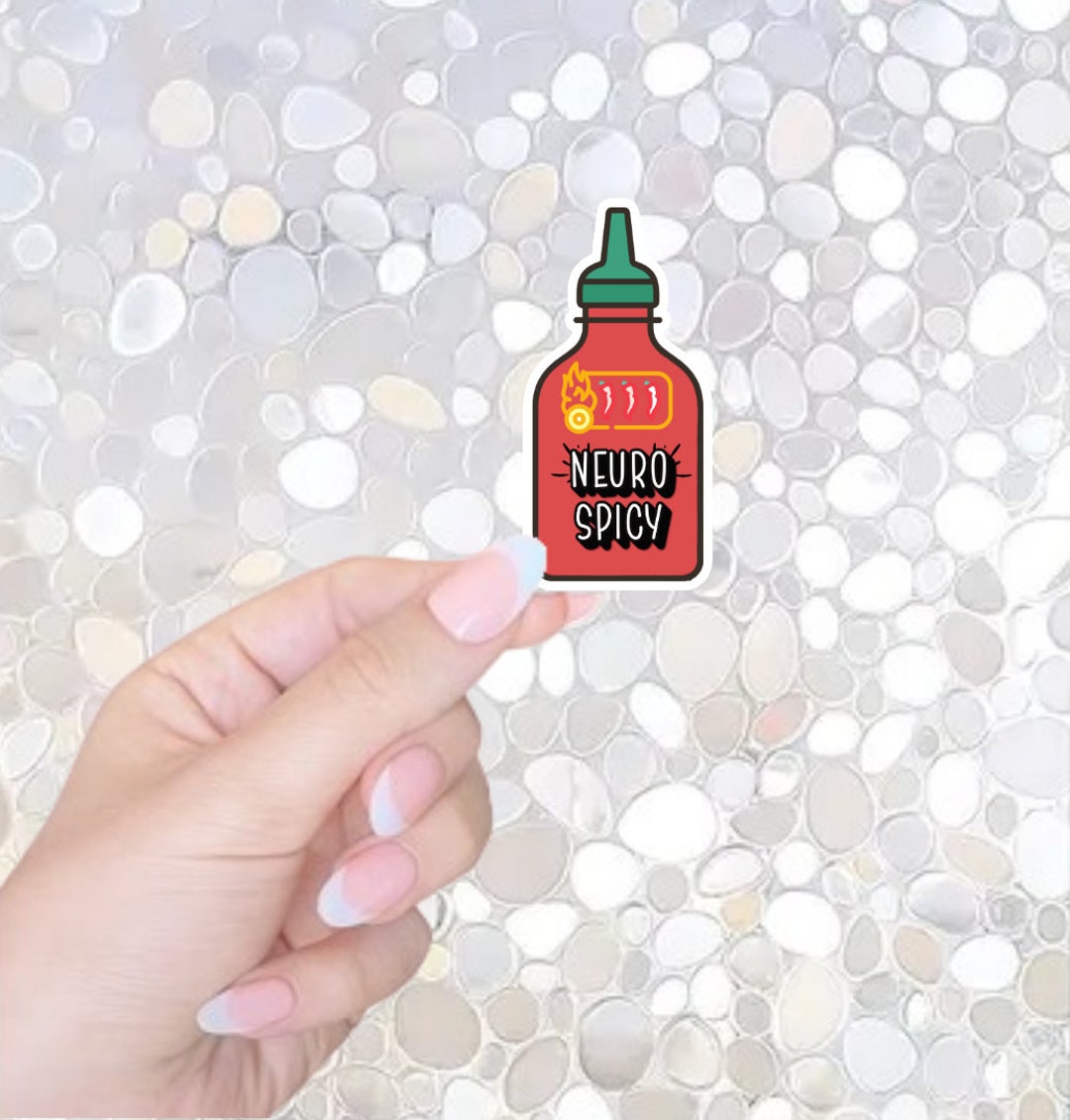 Free Shipping Neurospicy Hot Sauce Sticker, ADHD Sticker, Kindle ...