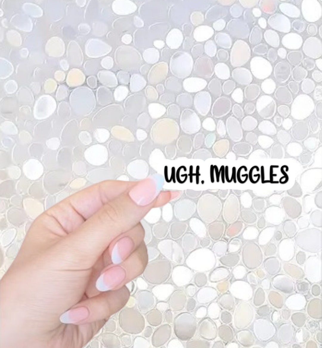 Free Shipping Ugh, Muggles, Wizarding World Bookworm Sticker, Cute ...