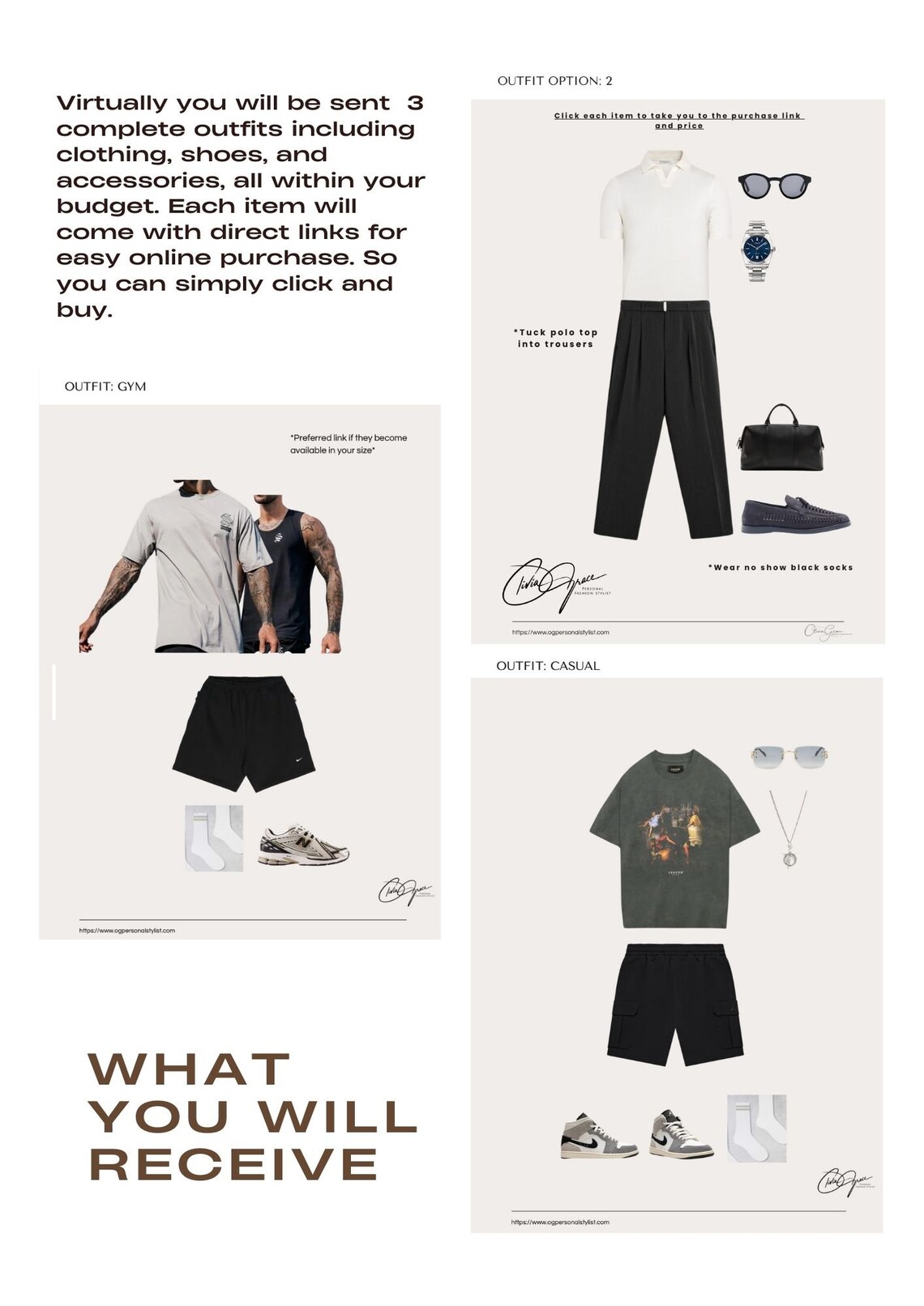 Virtual Personal Shopper – 3 Shoppable Looks for Men & Women | Online ...