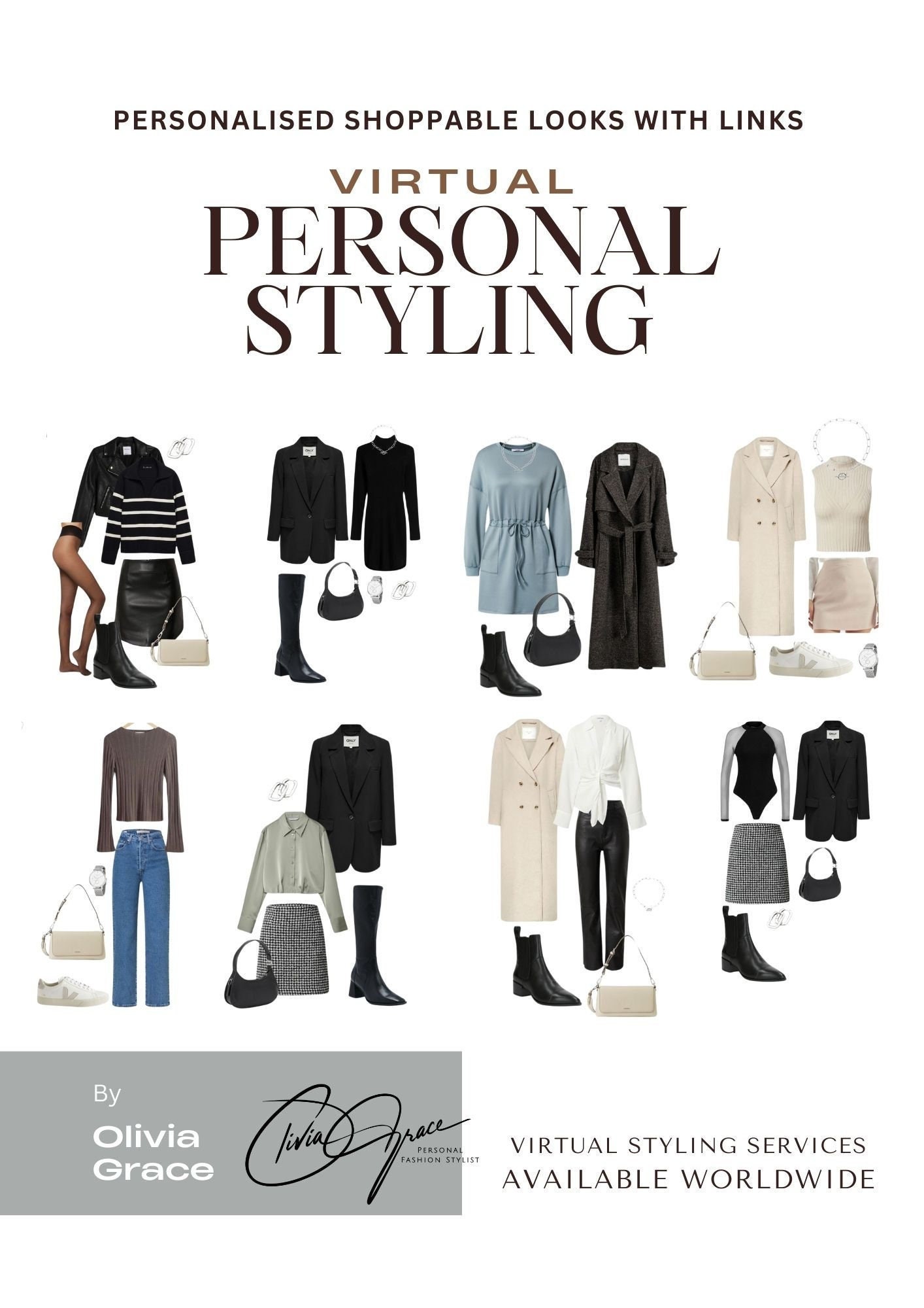Virtual Personal Shopper – 3 Shoppable Looks for Men & Women | Online Shopping Assistance - Etsy