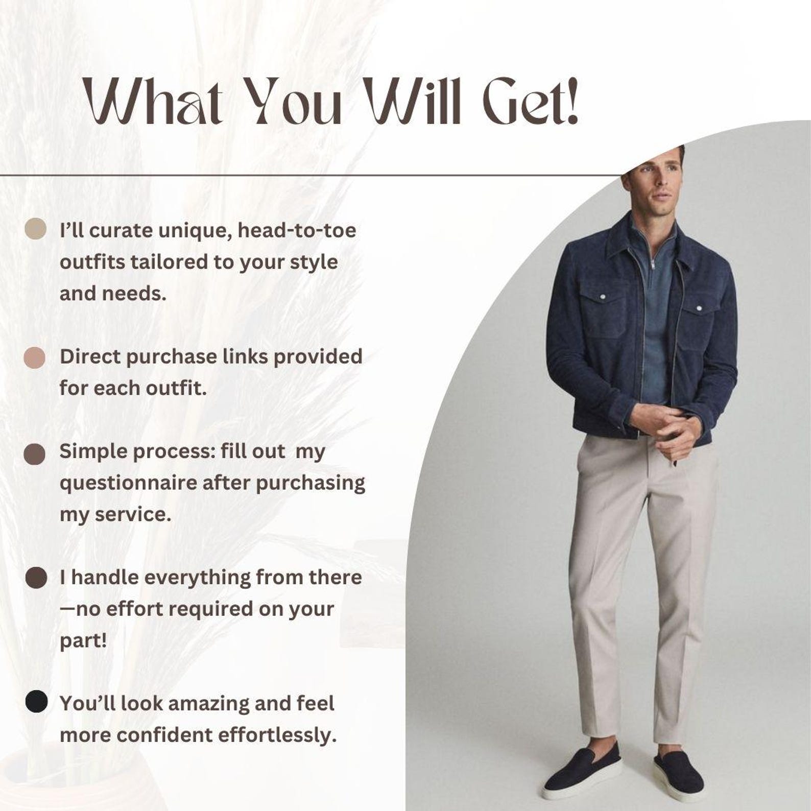 Men's Personal Stylist, Men's Personal Styling, Personalized Lookbook ...