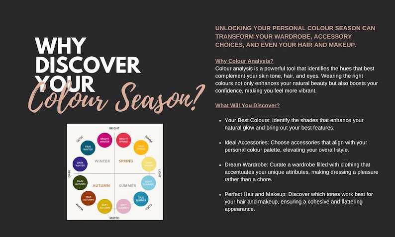 Seasonal Color Analysis - Virtual Color Analysis- Personalized Written ...