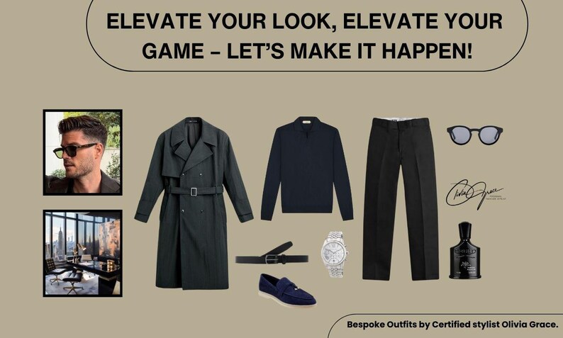 Men's Personal Stylist, Men's Personal Styling, Personalized Lookbook ...