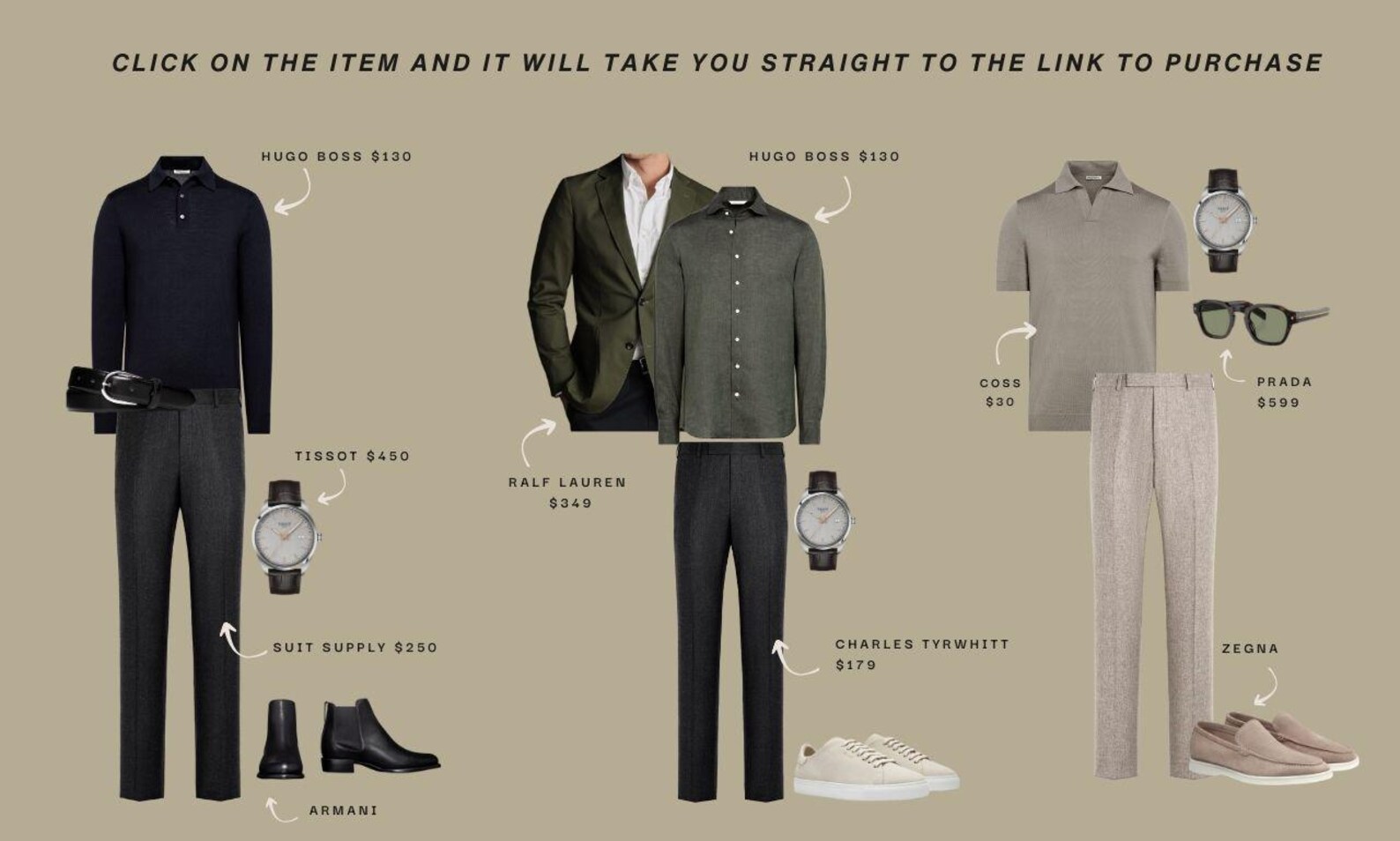 Men's Personal Stylist, Men's Personal Styling, Personalized Lookbook ...