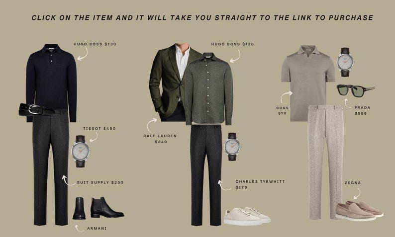 Men's Personal Stylist, Men's Personal Styling, Personalized Lookbook ...