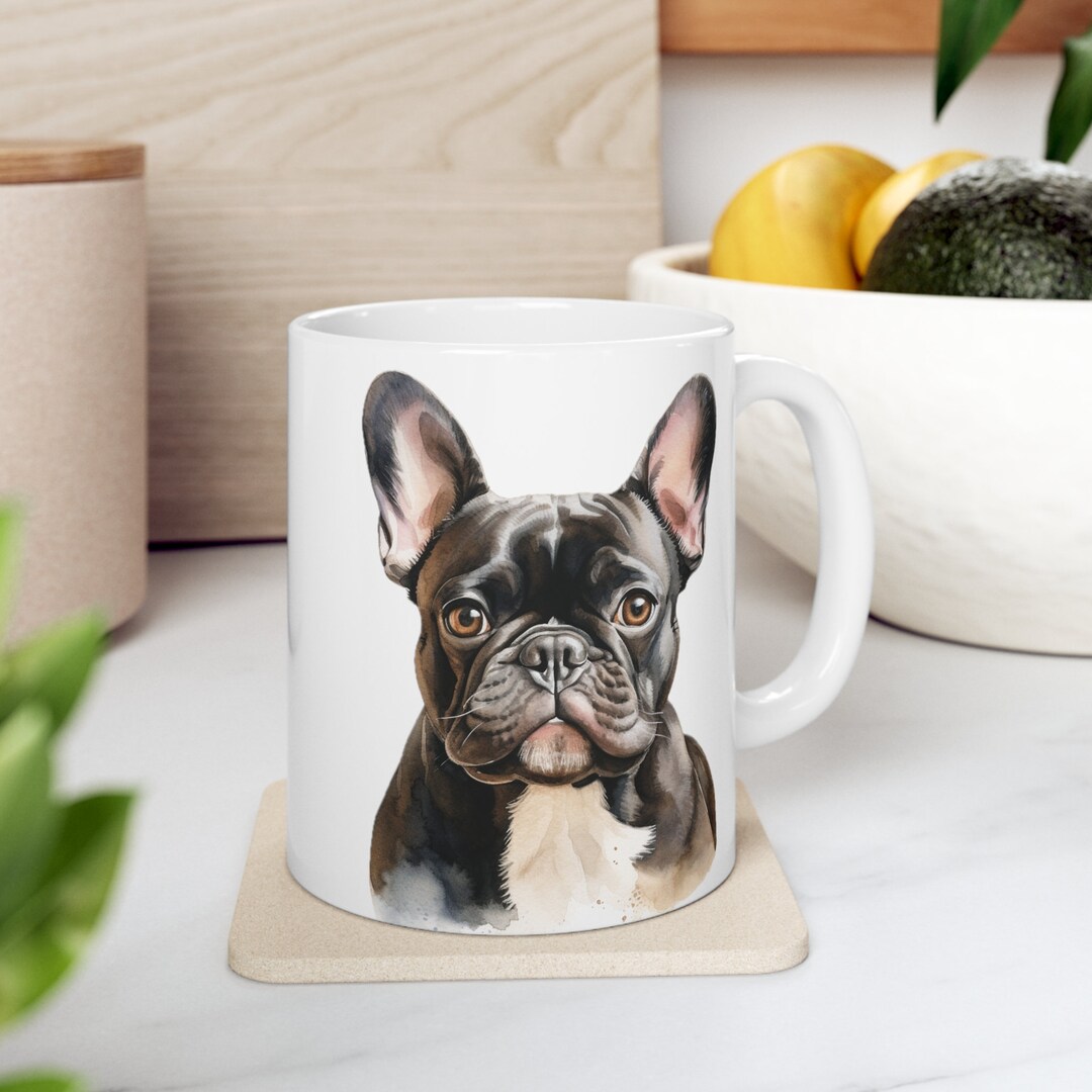 11oz Black French Bulldog Coffee Mug, Gifts for Dog Lovers, Gifts for ...