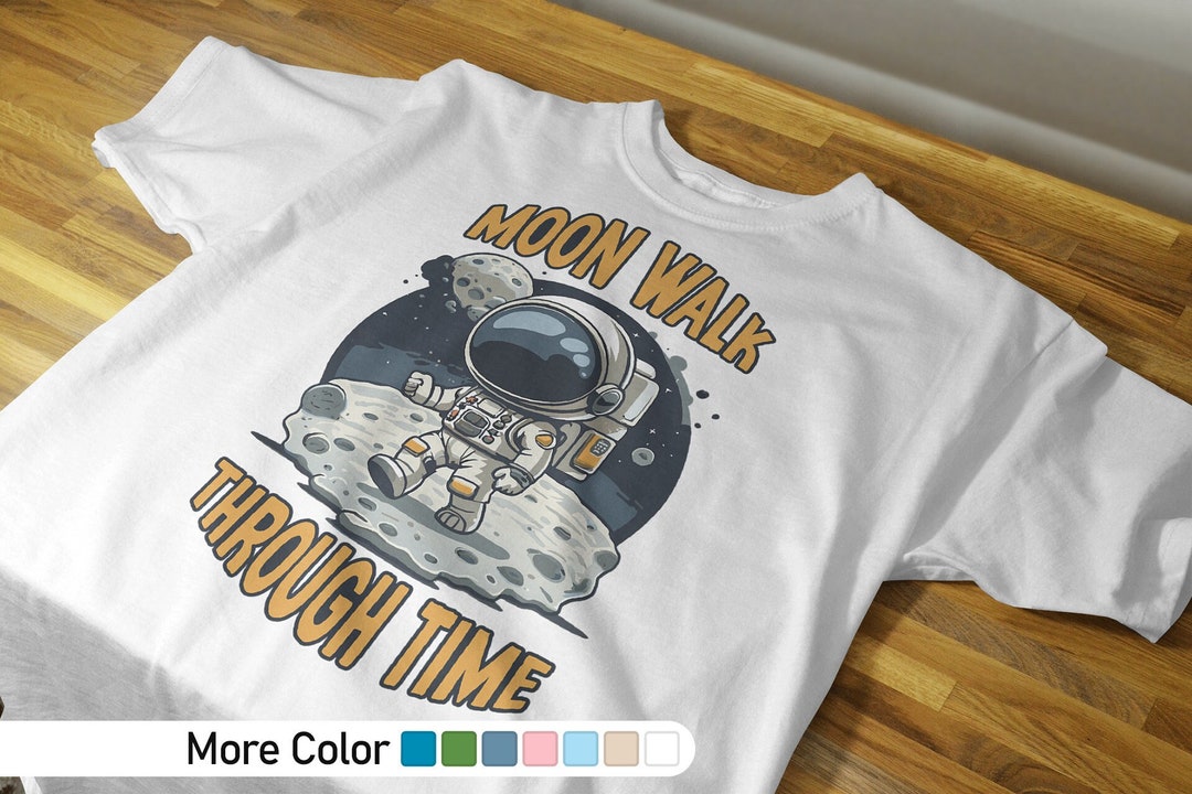 Moonwalk Throughtime, Astronaut Shirt, Space Shirt, Astronaut Birthday ...