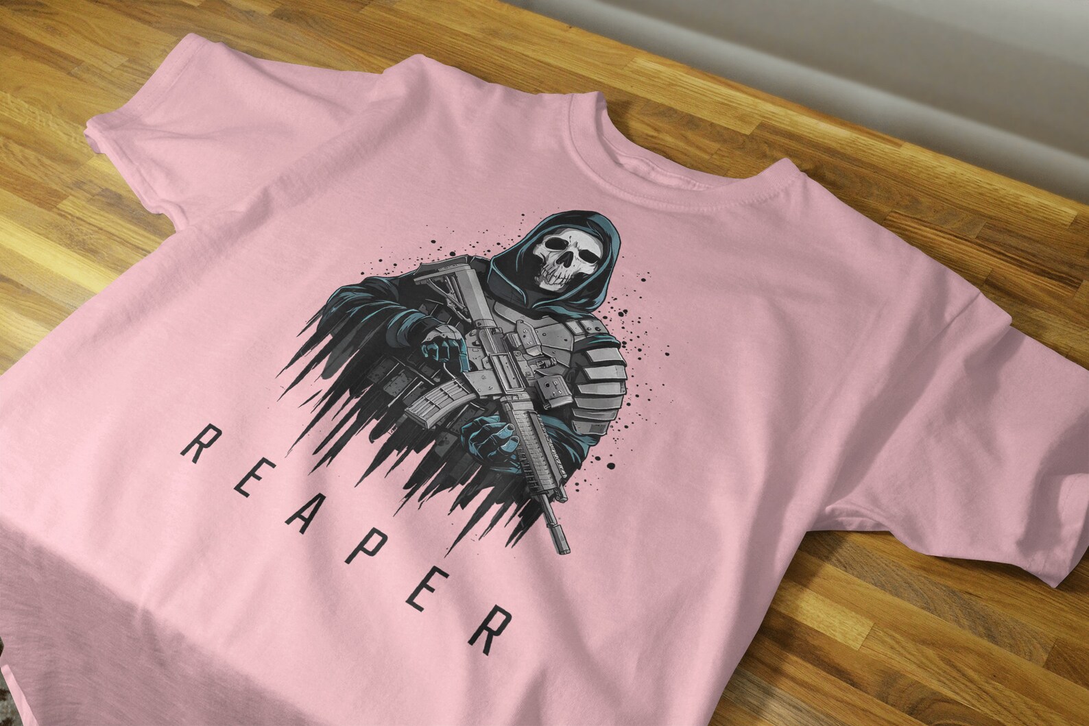 Tactical Reaper Shirt, Skull Shirt, Grim Reaper Shirt, Weapon Shirt ...