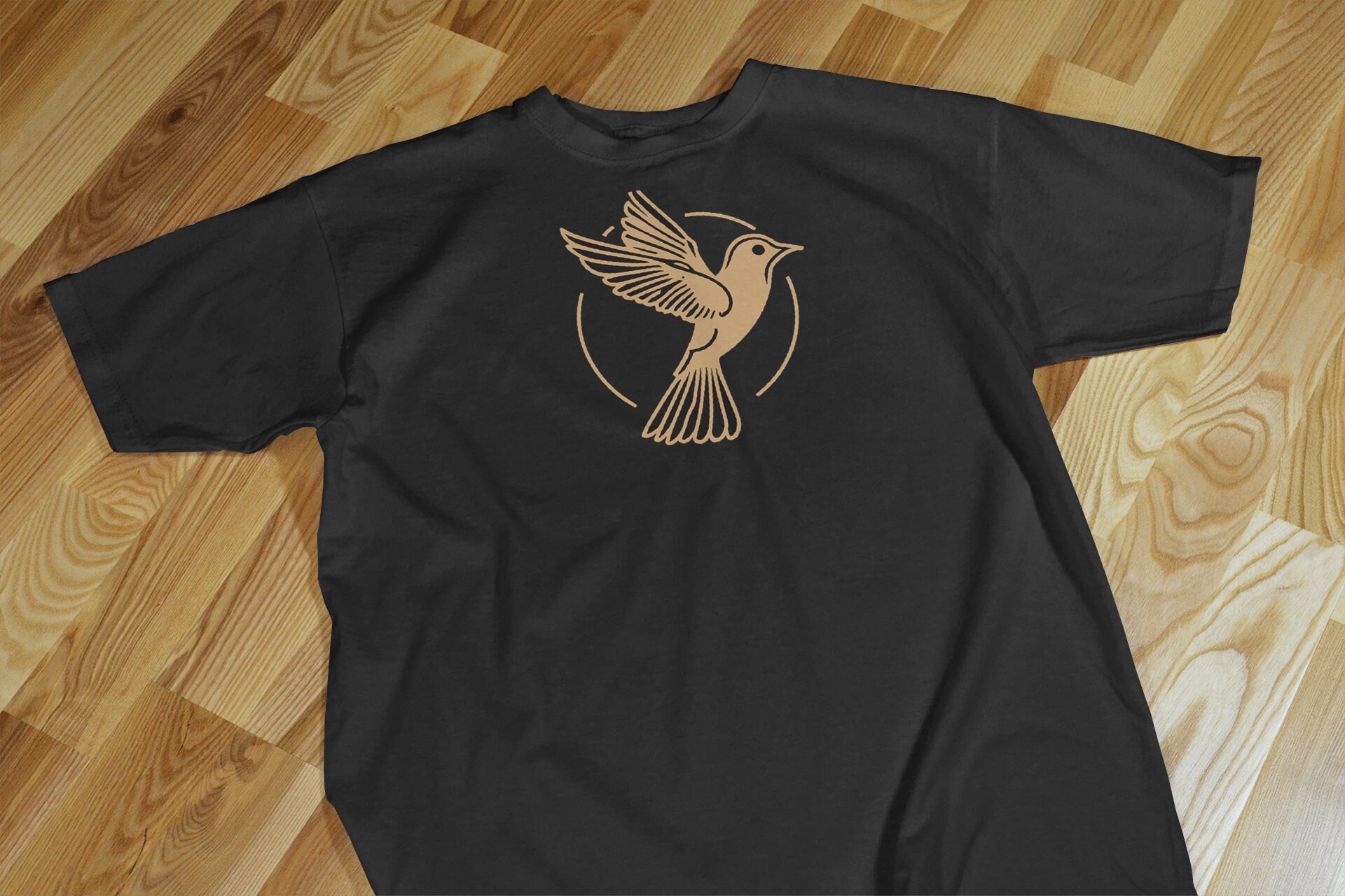 Geometric Hummingbird, Front Print Unisex T-shirt, Tattoo Shirt, Tattoo ...