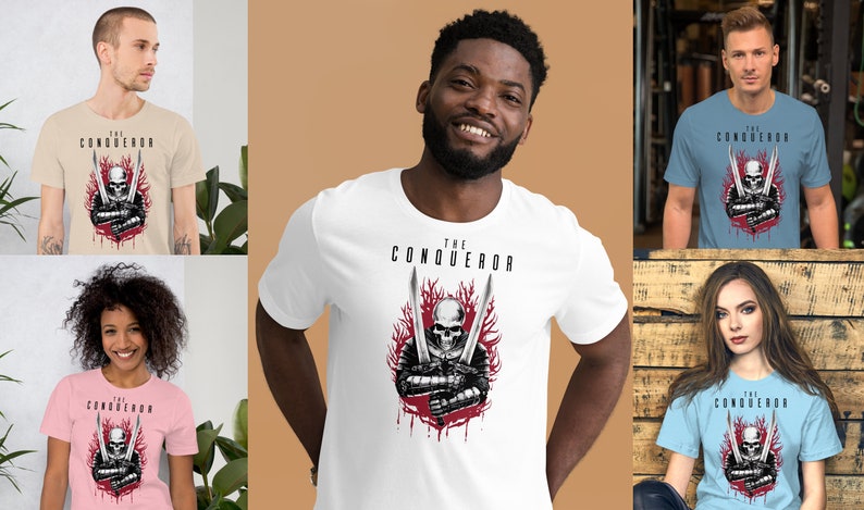 The Conqueror, Knight Shirt, Skull Knight Shirt, Skull Shirt, Crusader ...