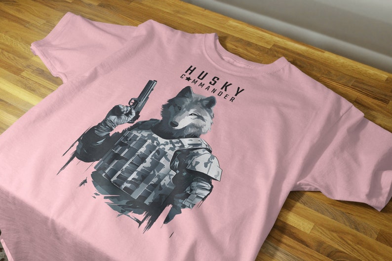 Husky Commander Graphic Shirt, Husky Shirt, Gifts for Dog Lovers ...
