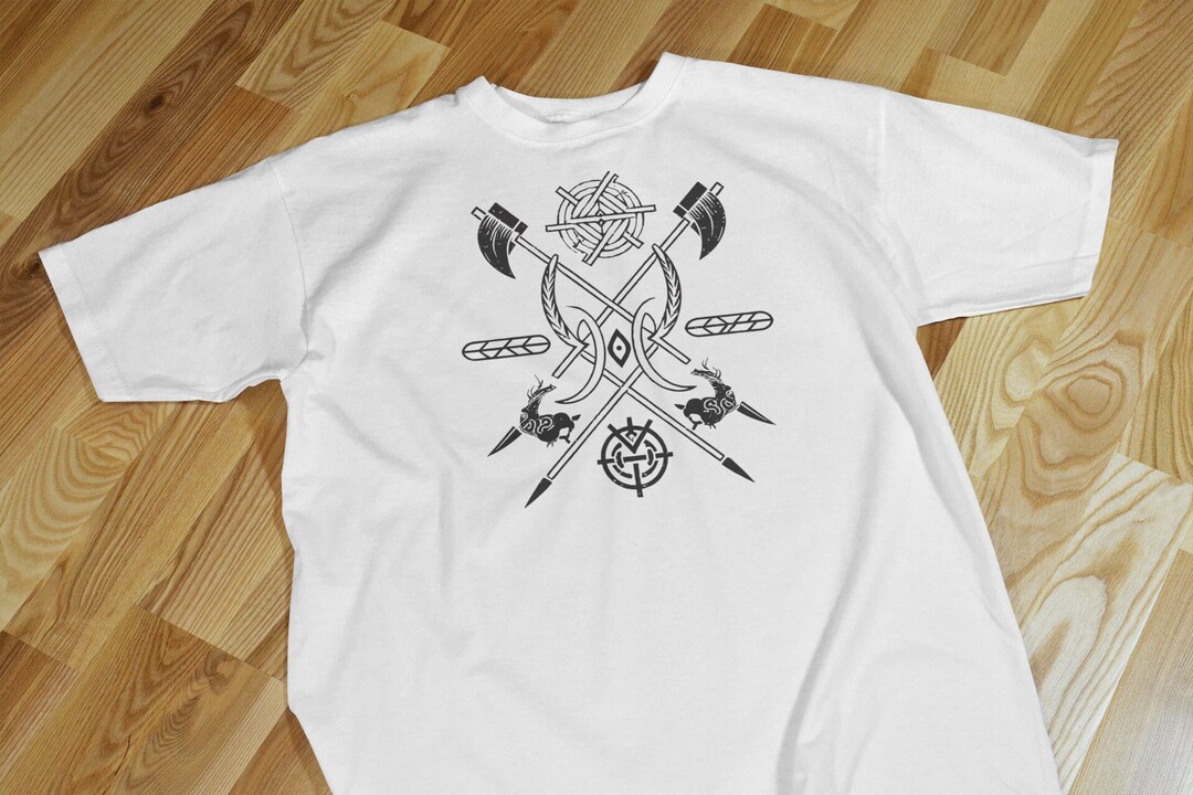 Viking Symbol, Front Print Unisex Staple T-shirt - Etsy
