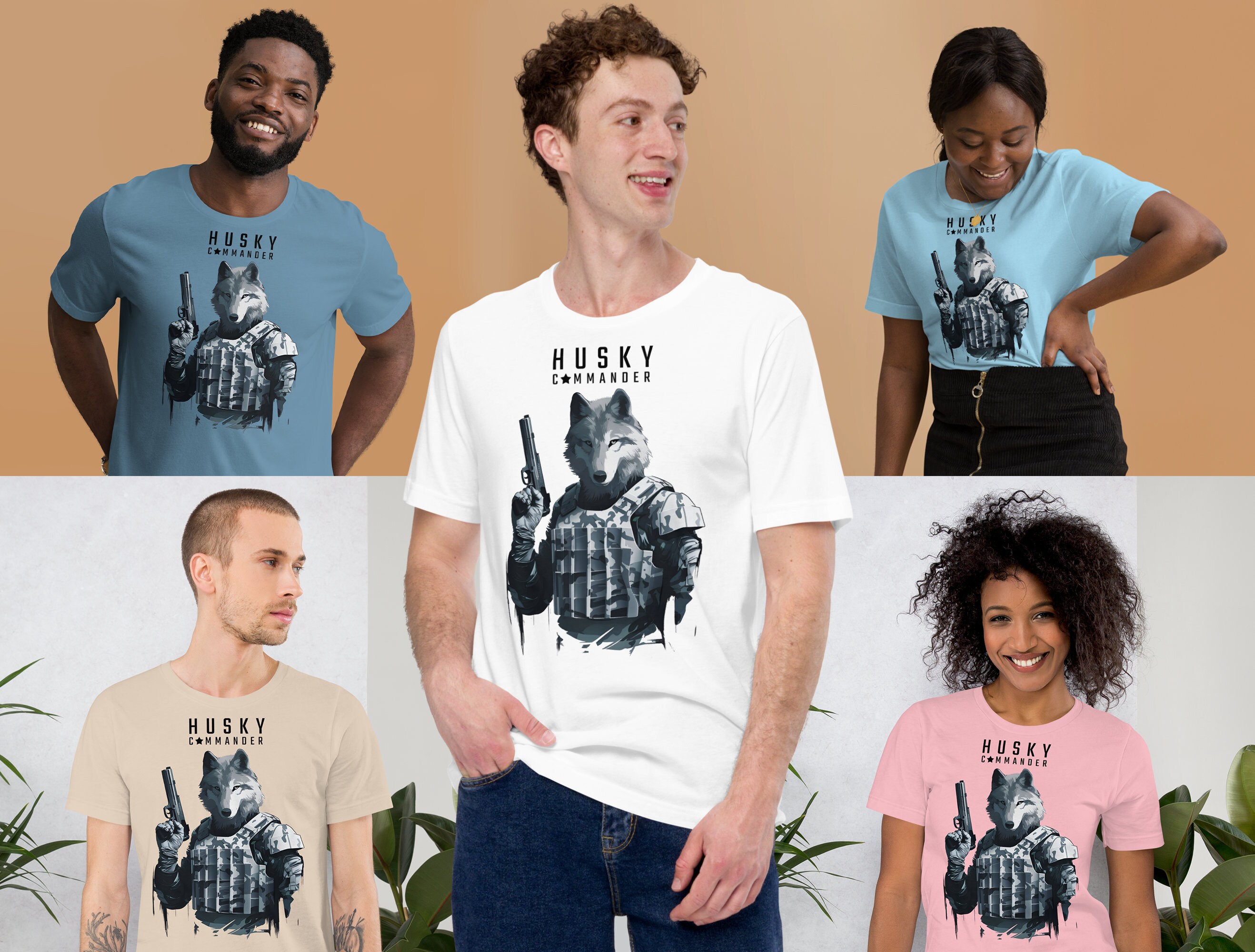 Husky Commander Graphic Shirt, Husky Shirt, Gifts for Dog Lovers ...