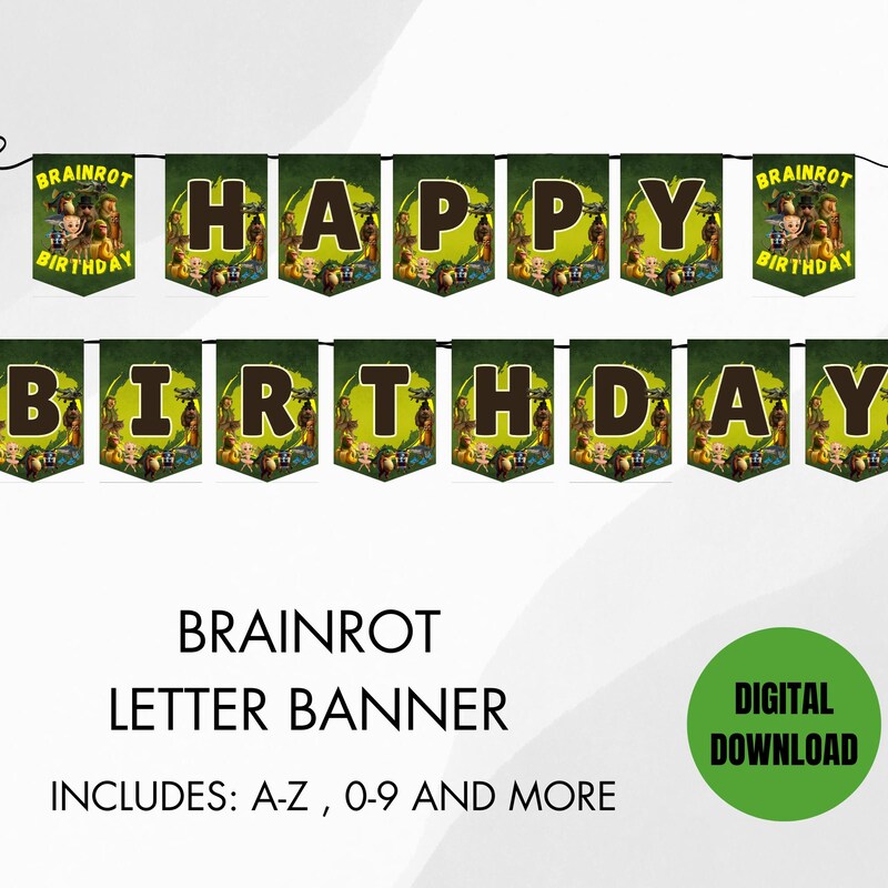 Brainrot Numbers Png - Etsy