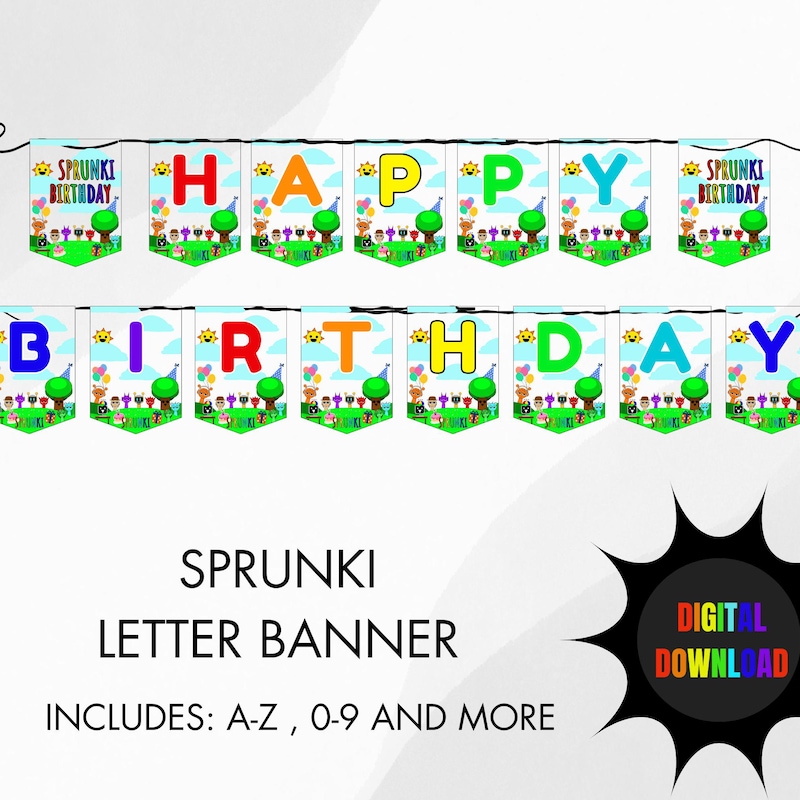 Sprunki Paper Craft - Etsy