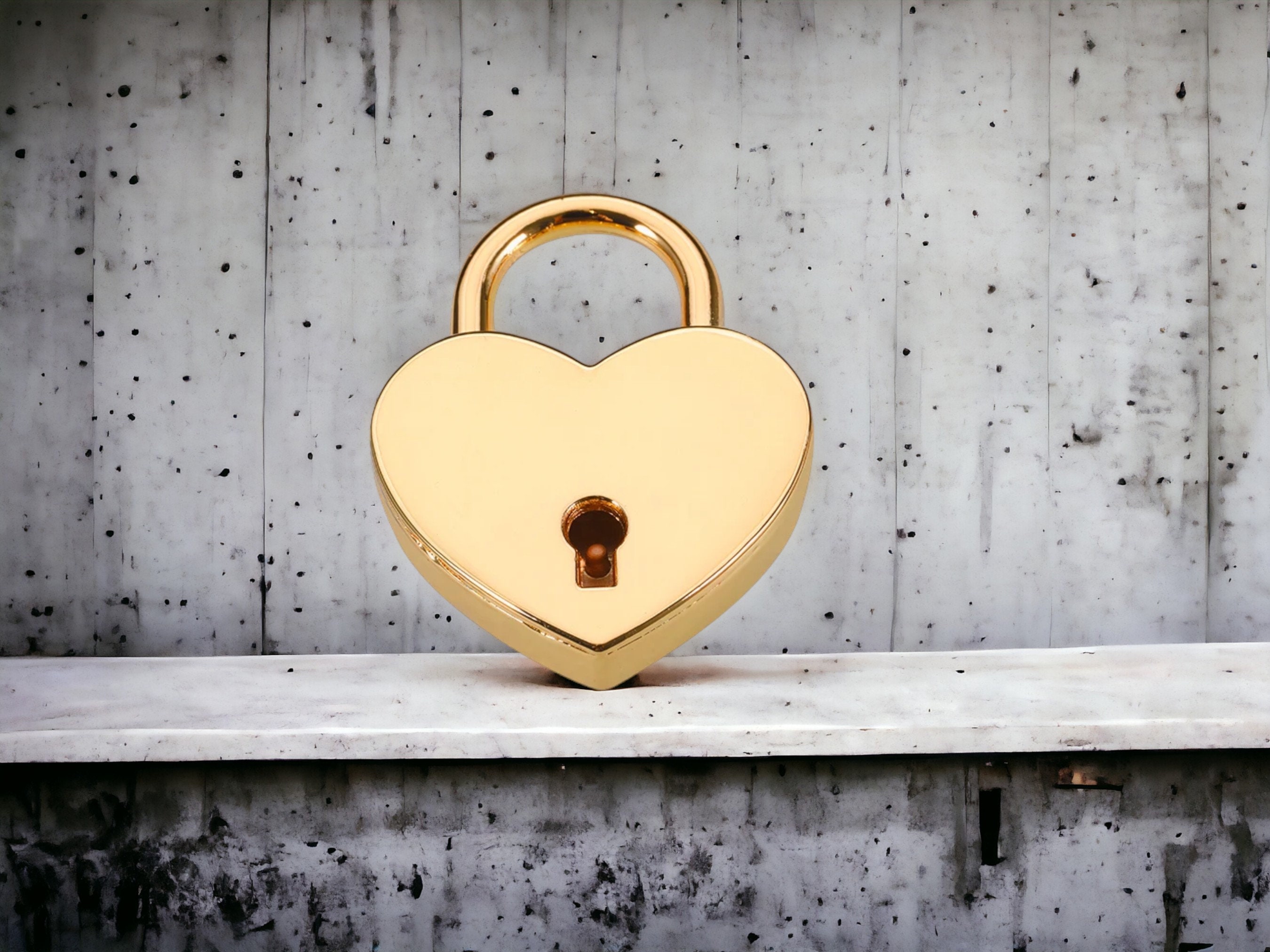 Customized Name Padlock Keychain - Personalized Love Lock With Date ...