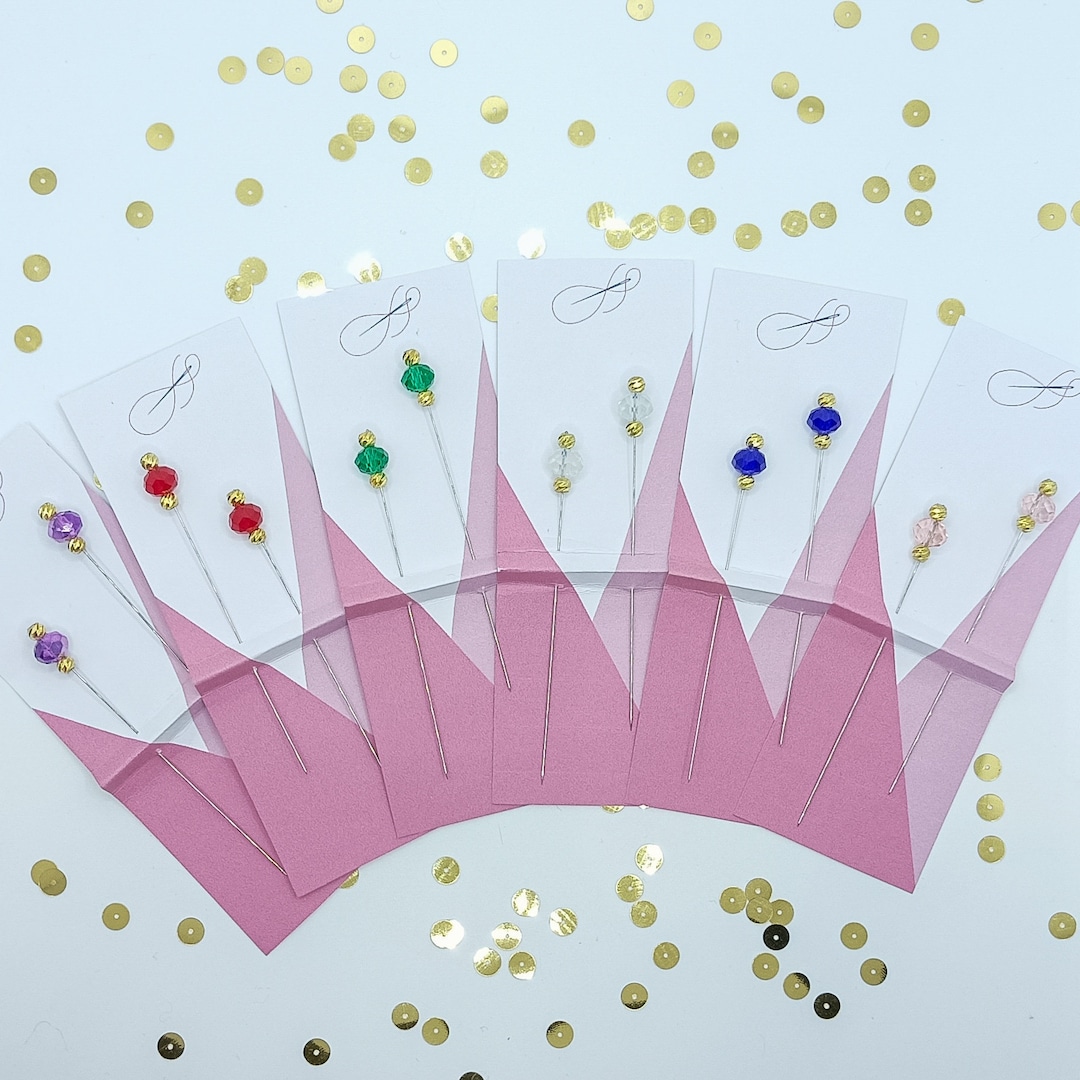 Set of Two Decorative Pins for Embroidery, Cross Stitch, Lunéville ...