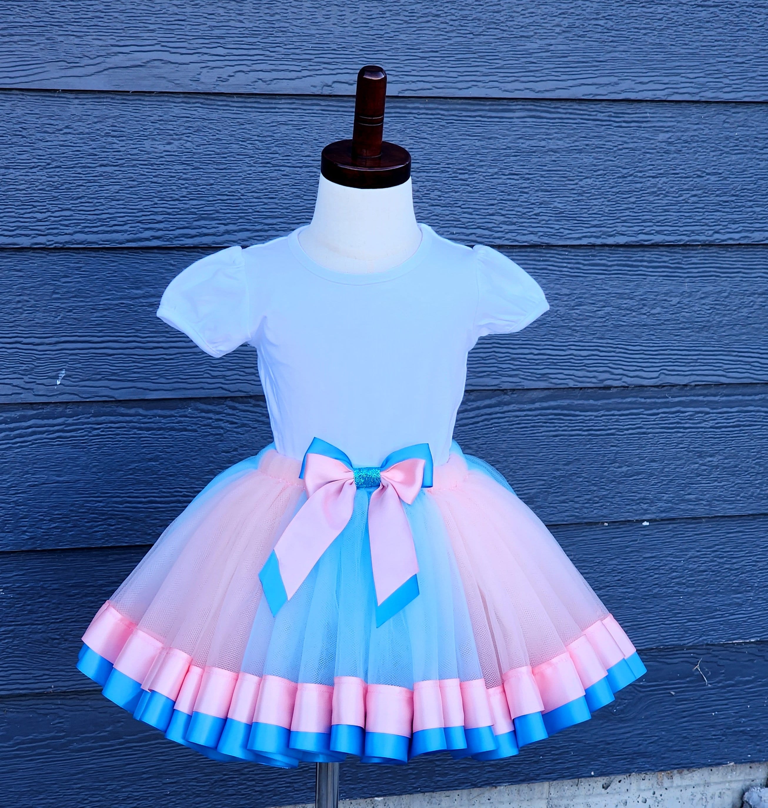 Tutu Blue and Pink, Tutu for Birthday - Etsy