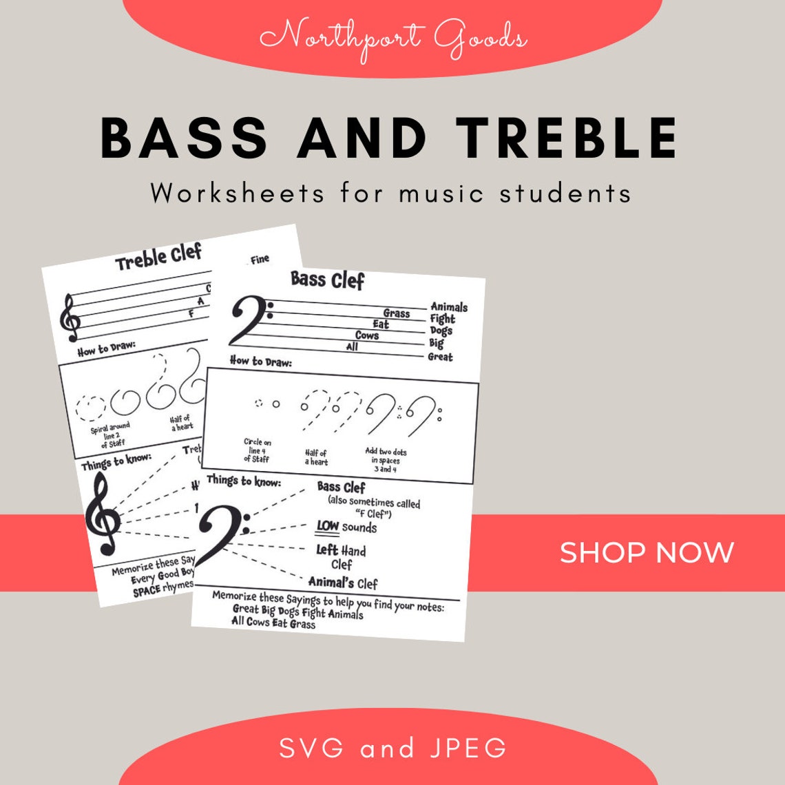 Bass and Treble Clef Worksheets - Music Theory Worksheets Piano Lessons ...